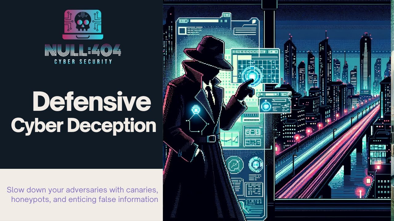 Defensive Cyber Deception Techniques Rvices