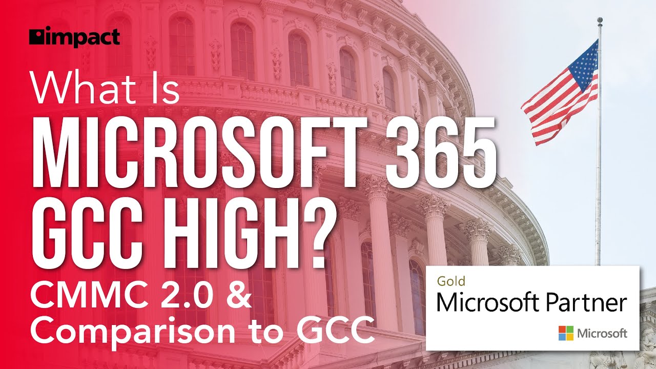 Microsoft 365 GCC High - Empowering Government Users with the Power of the Ai Cloud - CyberCloud ...